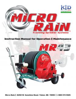 Product Support | www.microrain.net